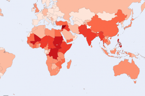 Map of the Day: Disasters Around the World Since 1996 - UN Dispatch