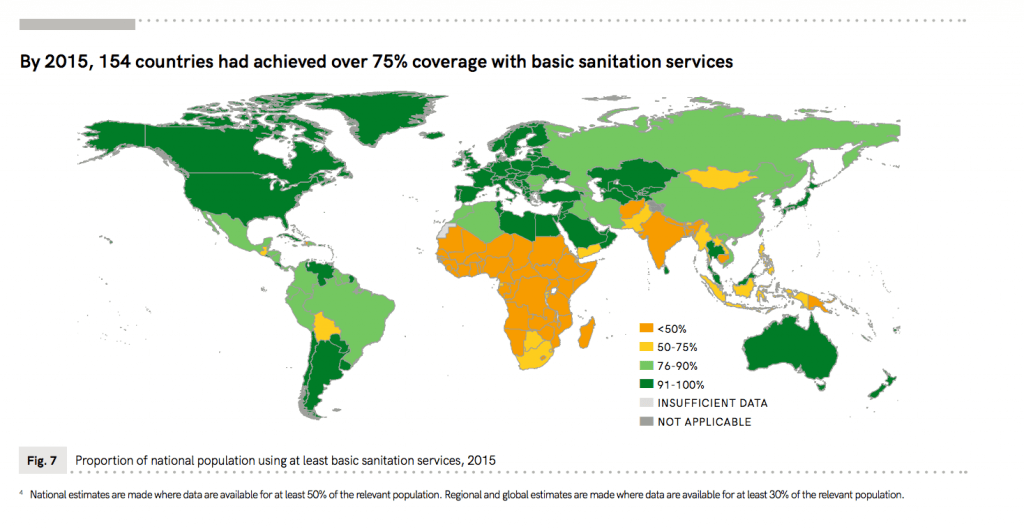 Map of the Day: Where You Can Find a Toilet - UN Dispatch